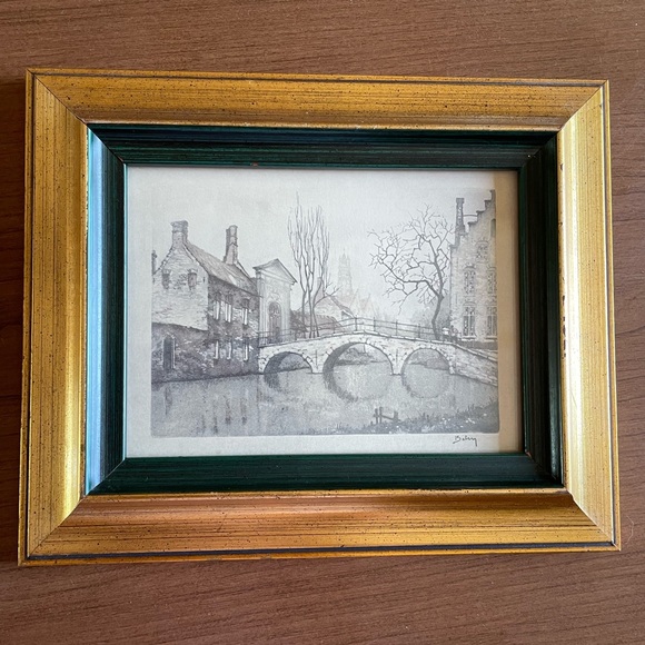Art | Ink Bridge Etching | Poshmark